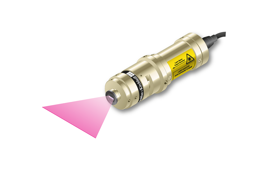 Lown noise Laser Line Generators series LNC with fan angle and Gaussian ...