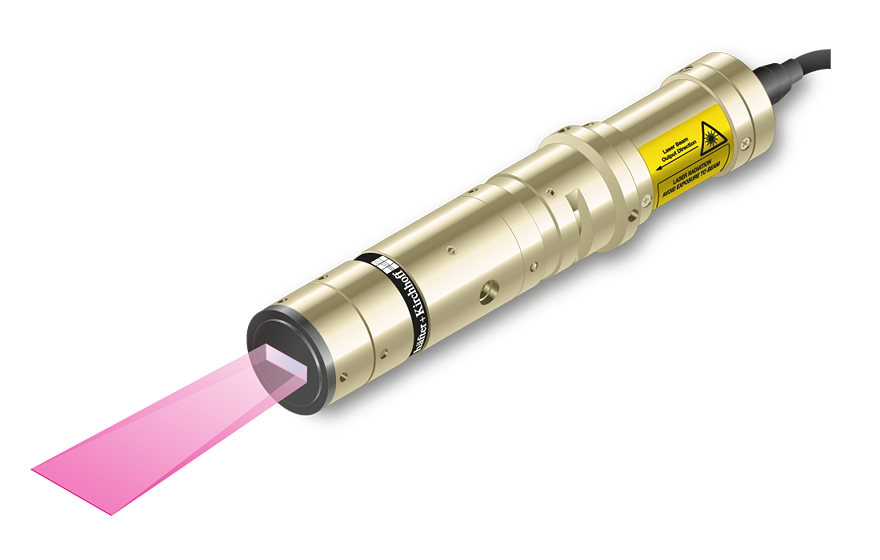 Low noise Laser Line Generators series LNC with fan angle and uniform ...