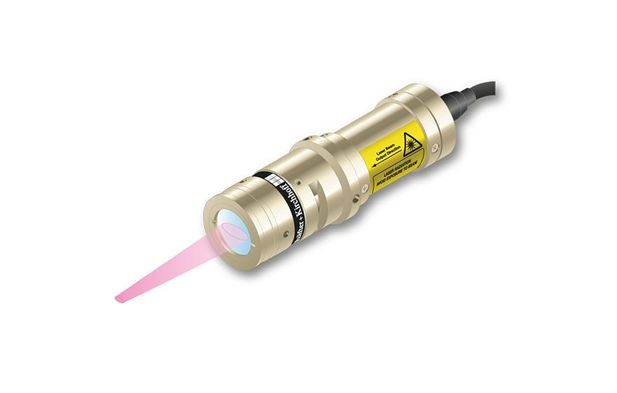 Low noise Laser Focus Generators series LNC with elliptical beam profile