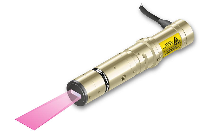 Low noise Laser Line Generators series LNC with fan angle and uniform ...