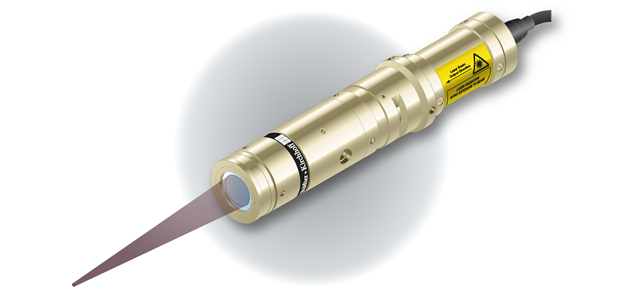 Infrared Machine Vision Laser Focus with circular beam profile