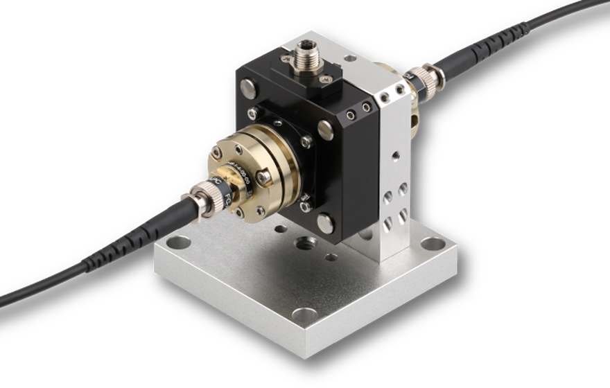 Fiber-coupled electro-magnetic shutter 48EMS-0