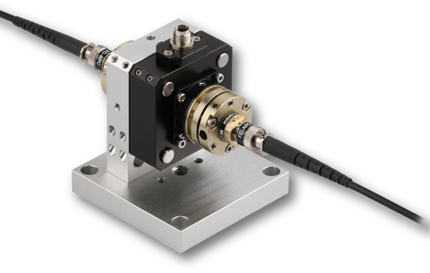 Fiber-coupled electro-magnetic shutter 48EMS-0